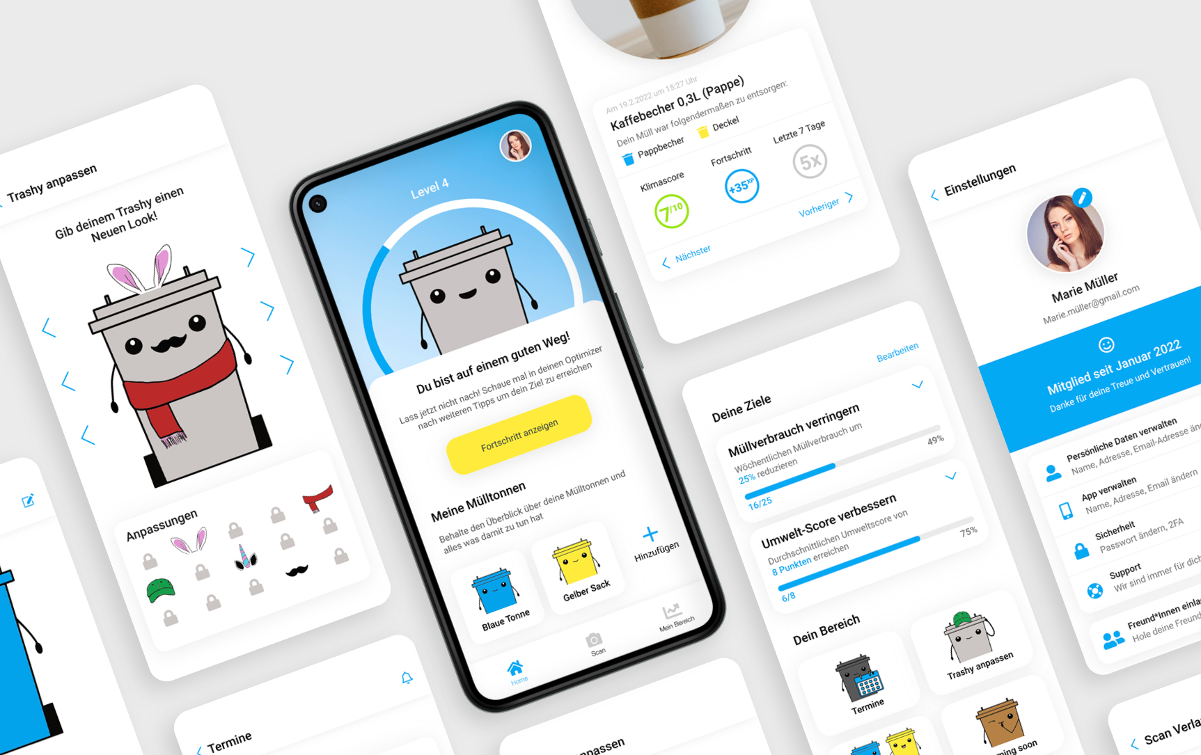 Trashy-App - Levin Schulz