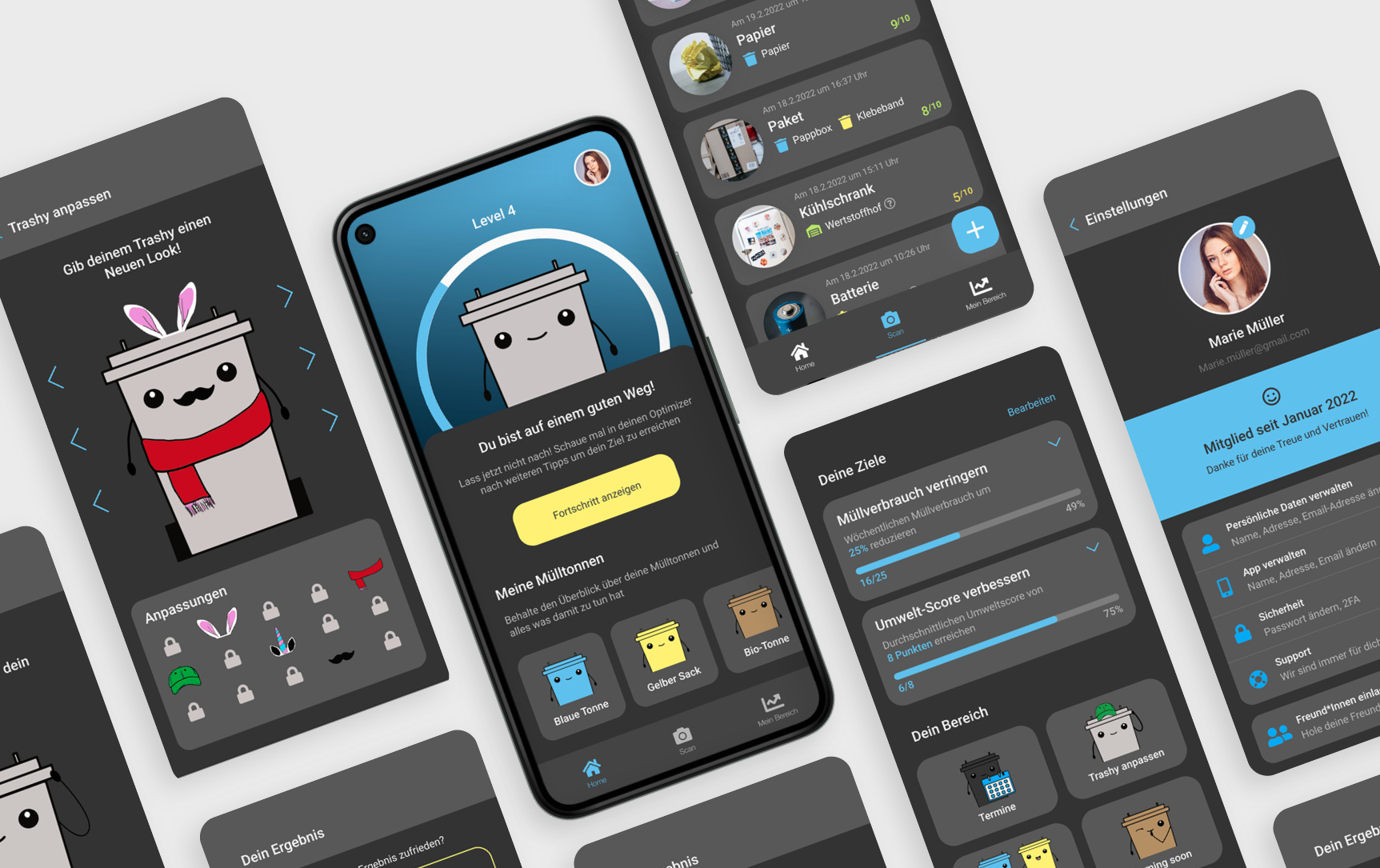 Trashy-App - Levin Schulz