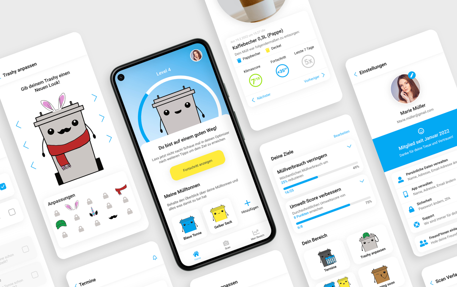 Trashy-App - Levin Schulz